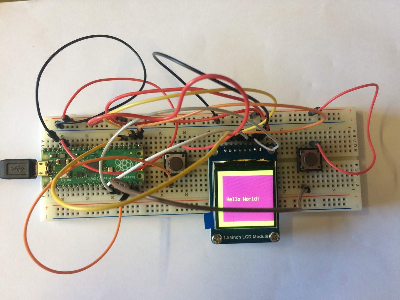 Week 1 : Pico & OLEd + 2 buttons… - Digital Maker CIC